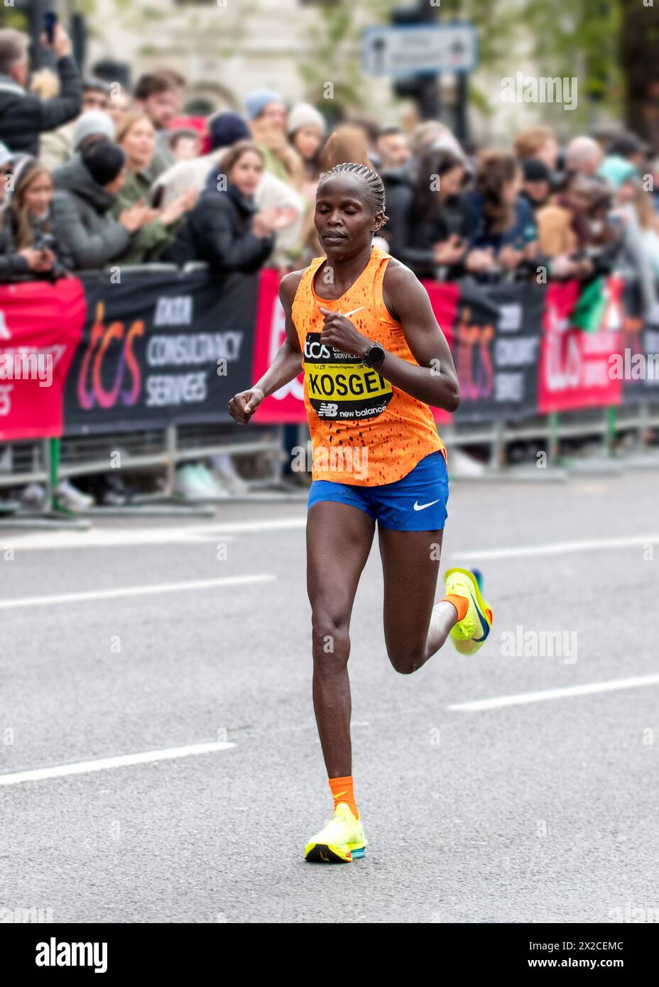London, UK. 21st April 2024, London, UK. Event: 2024 London Marathon ...