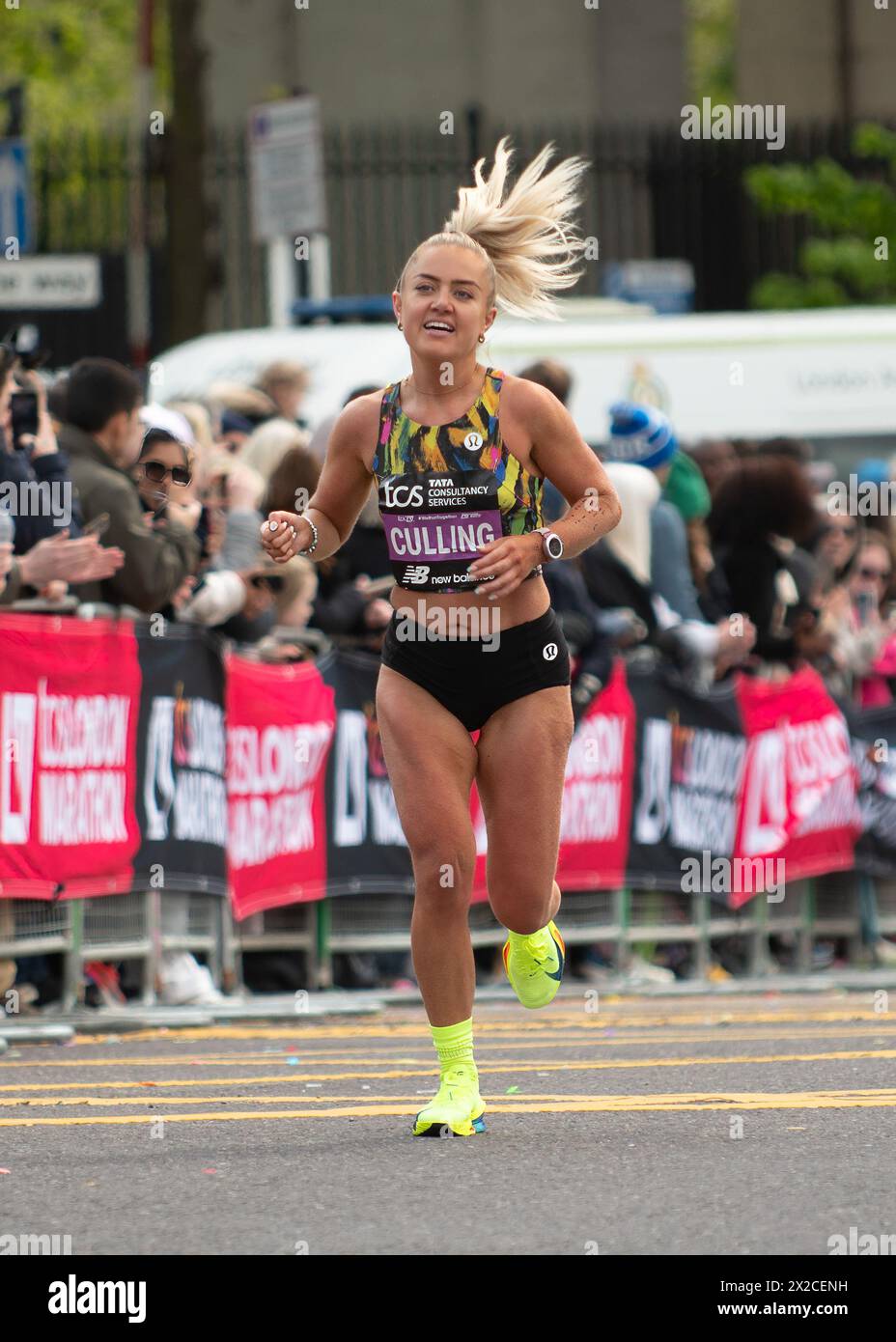 London, UK. 21st April 2024, London, UK. Event: 2024 London Marathon ...