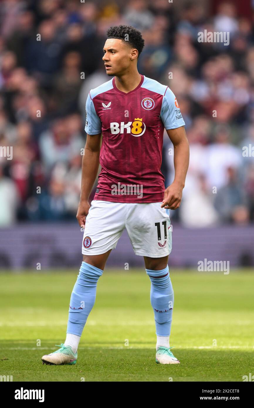 Ollie Watkins of Aston Villa during the Premier League match Aston ...