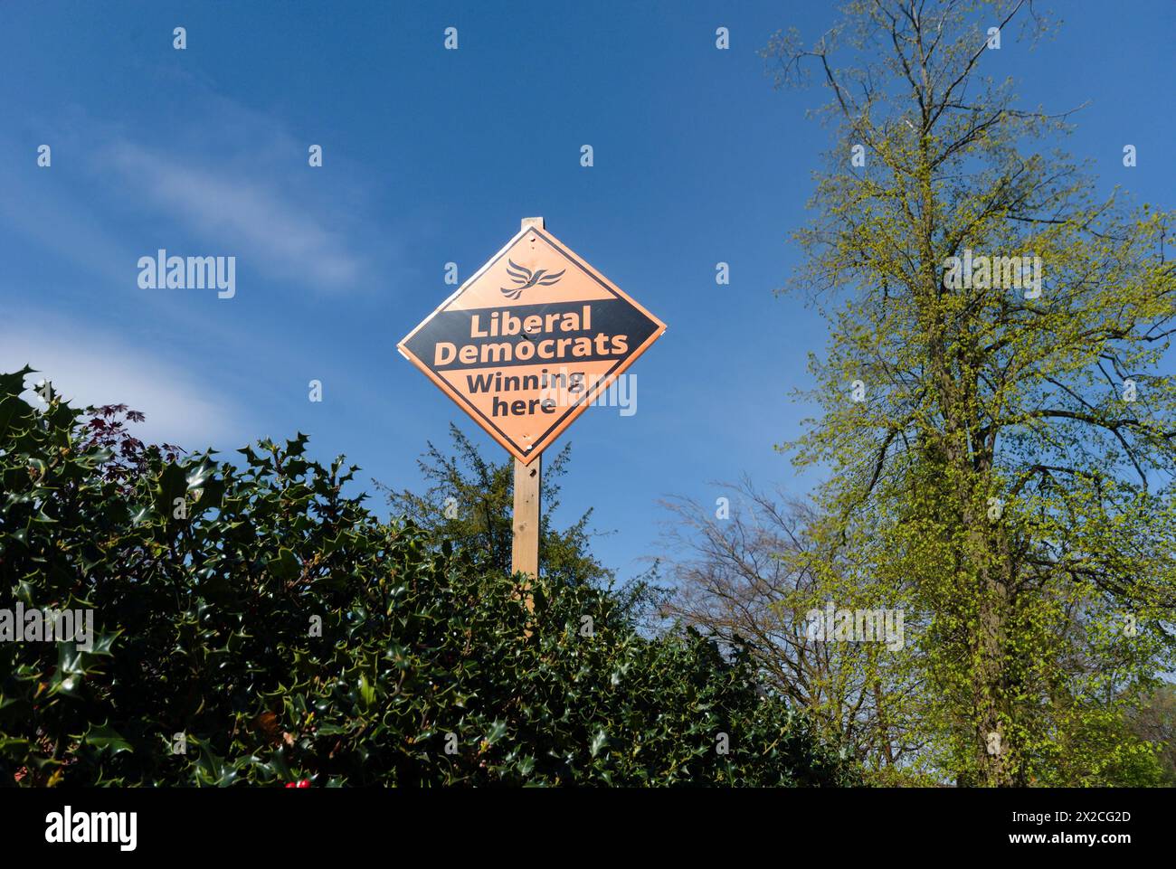 Liberal Democrats election poster Stock Photo - Alamy