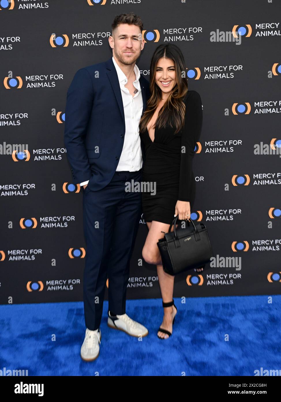 April 20, 2024, Los Angeles, California, U.S.: Andrew Gardner and Daniella Monet attend the 25th ...