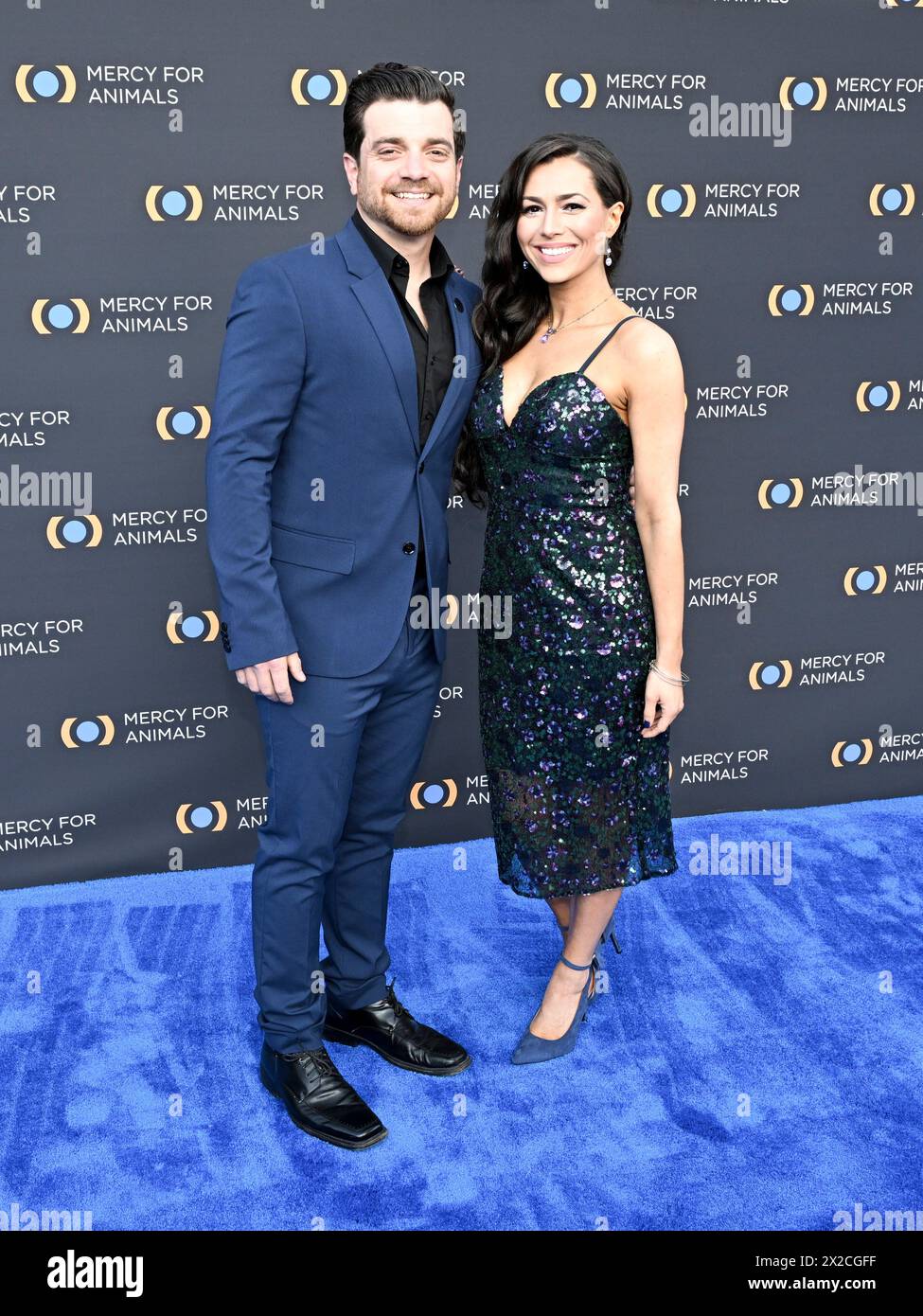 April 20, 2024, Los Angeles, California, U.S.: Steve Sterlacci and Jessica Lynn attends the 25th ...