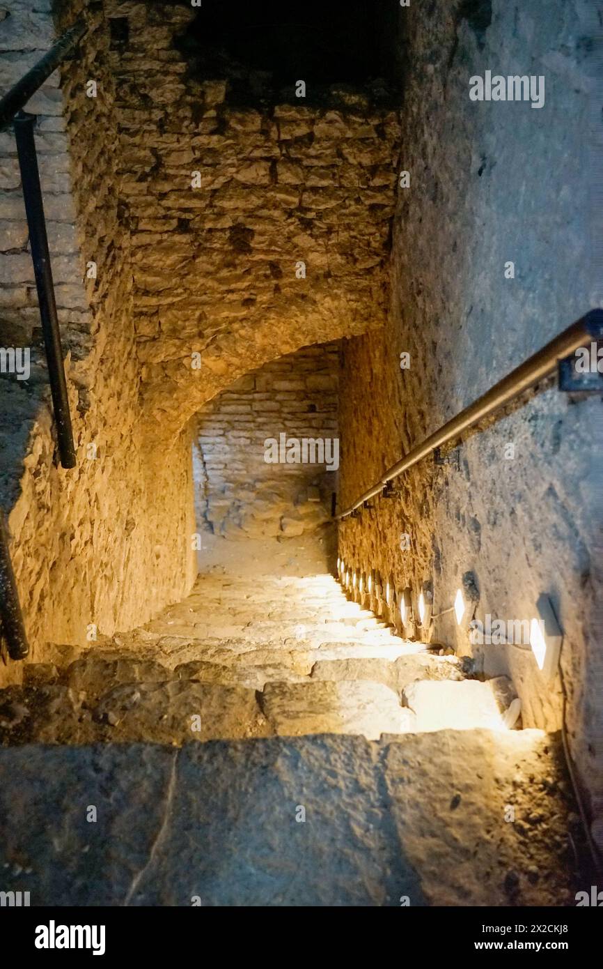 Part of ruins of arch-shaped structure of Ottoman architecture at ...