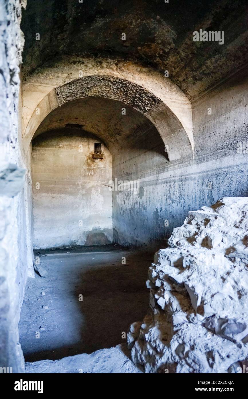 Part of ruins of arch-shaped structure of Ottoman architecture at ...
