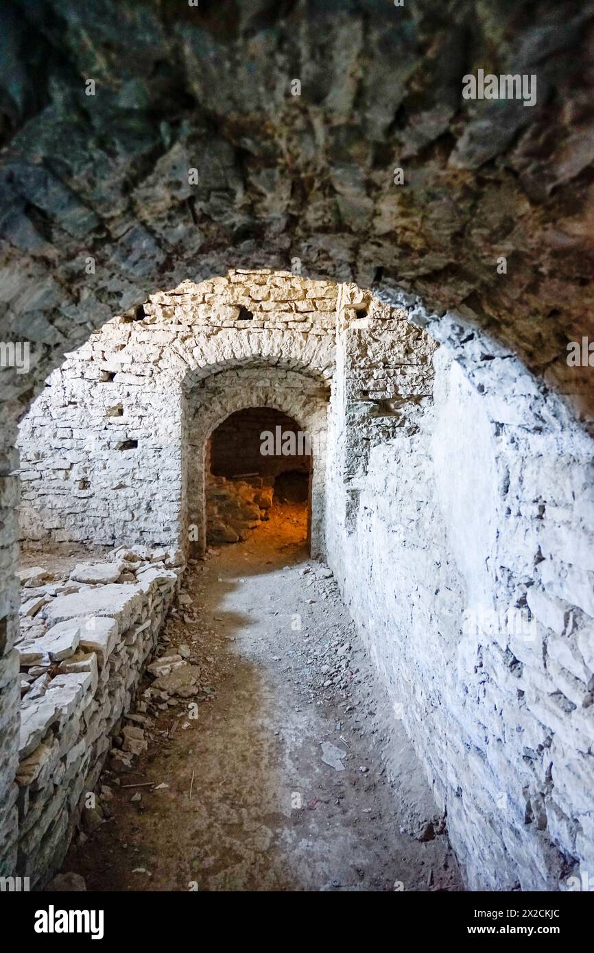 Part of ruins of arch-shaped structure of Ottoman architecture at ...