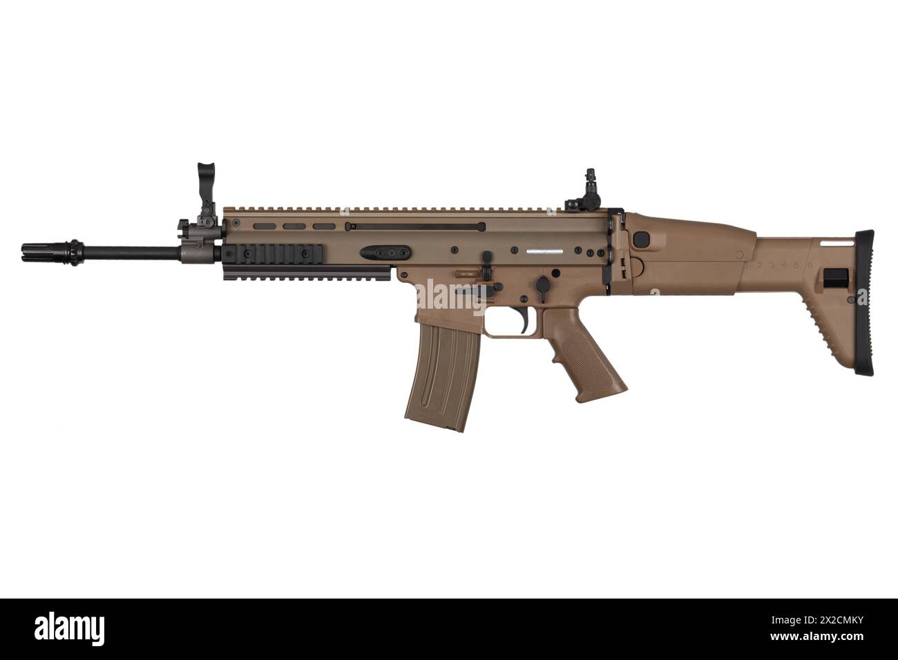 US Army assault rifle isolated on a white background Stock Photo - Alamy