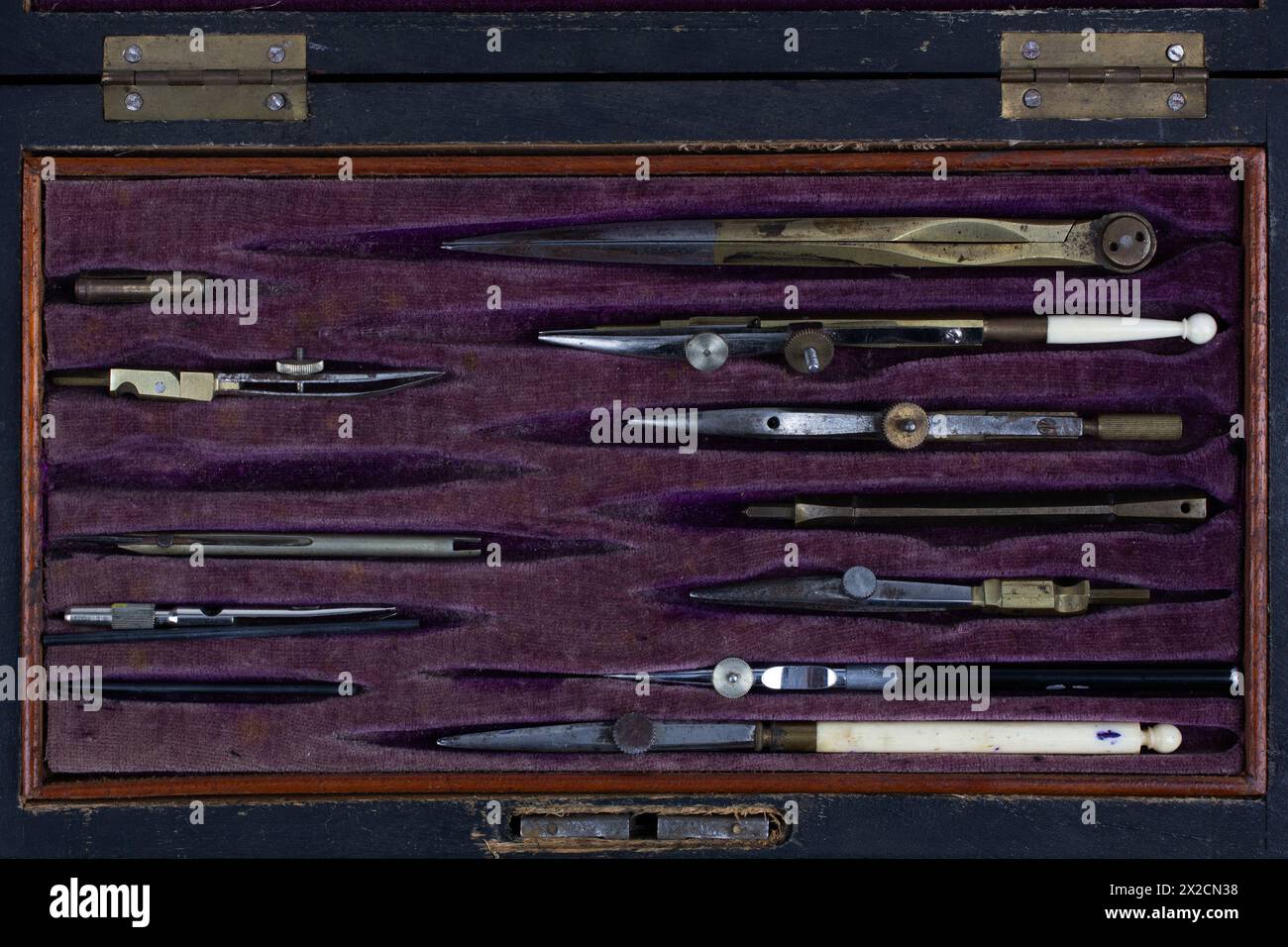 Retro drafting tools hi-res stock photography and images - Alamy