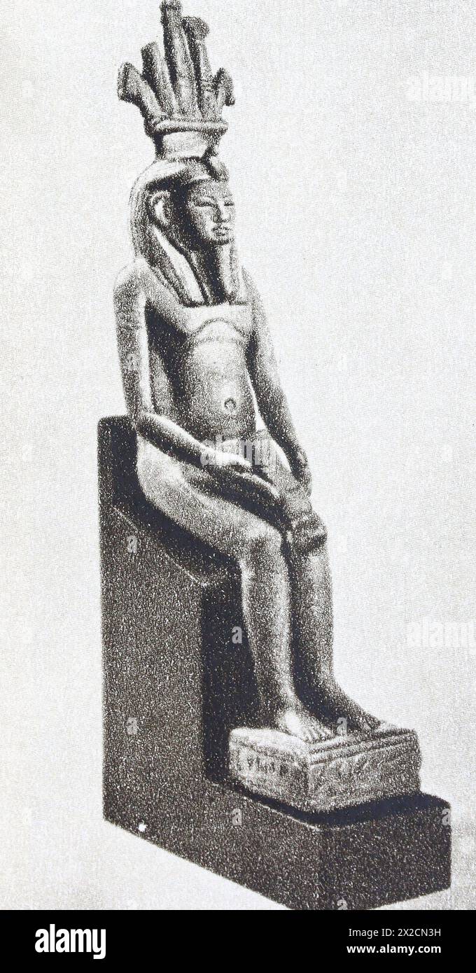 Ancient Egyptian God of Nile - Hapi. Figurine from the 1st millennium ...