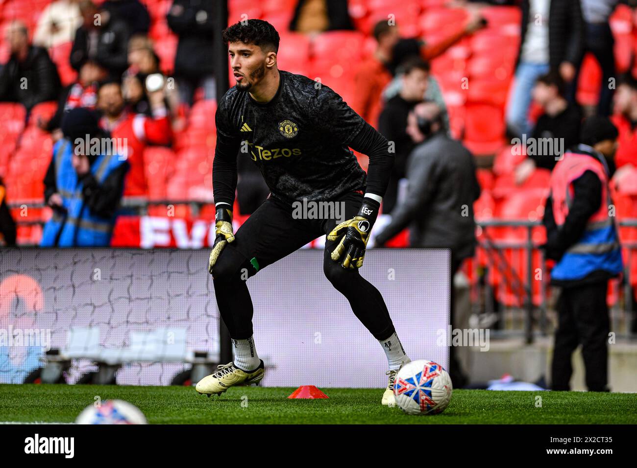 Wembley Stadium, London, UK. 21st Apr, 2024. FA Cup Semi Final Football ...