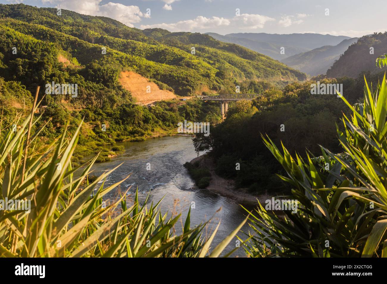 Nam Ou river in Phongsali province, Laos Stock Photo - Alamy