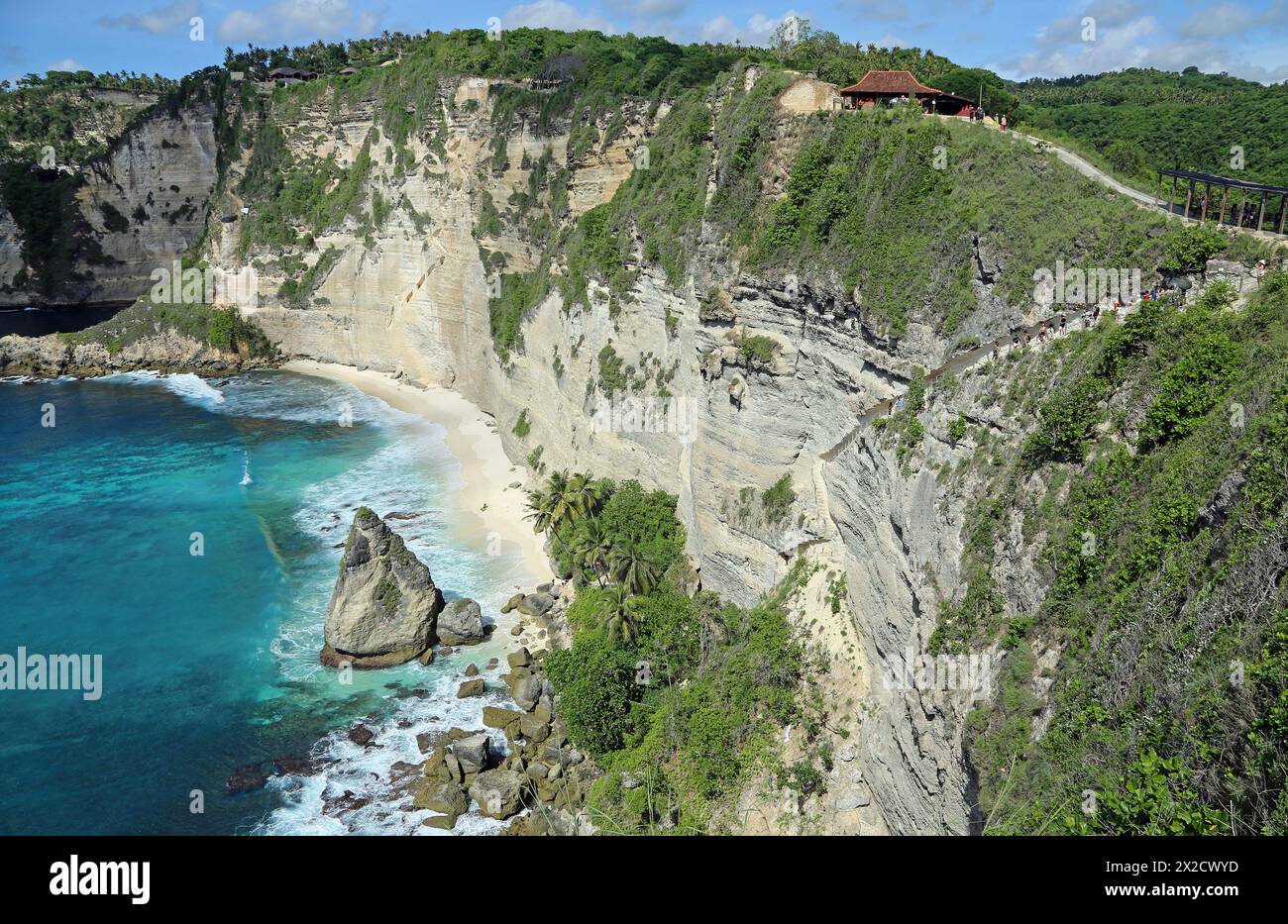 Cliff of Diamond Beach - Nusa Penida, Indonesia Stock Photo - Alamy