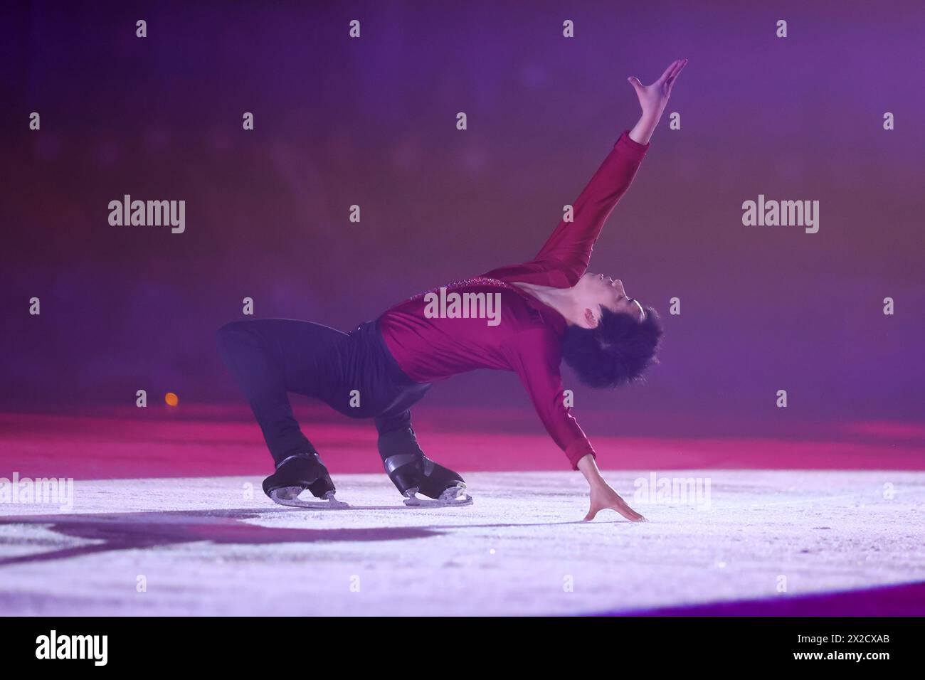 Kinoshita Academy Kyoto Ice arena, Kyoto, Japan. 20th Apr, 2024. Tomoki Hiwatashi, APRIL 20 ...