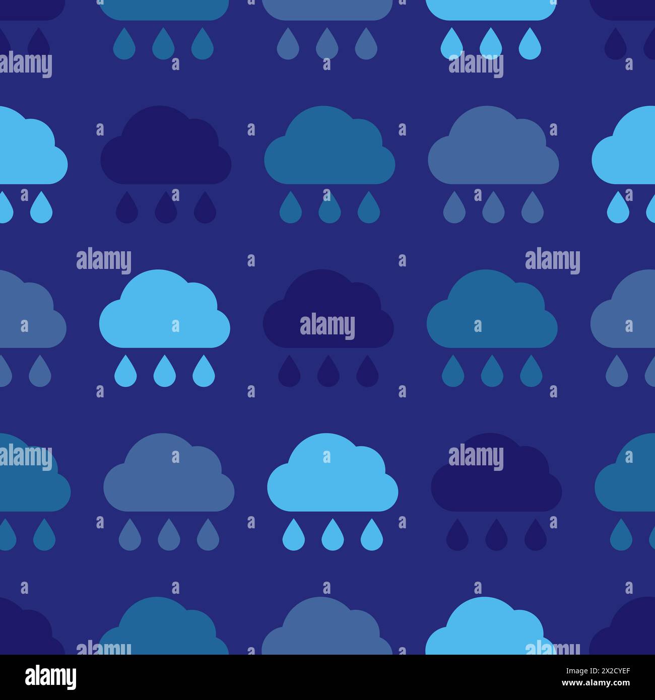Cartoon happy rain cloud hi-res stock photography and images - Alamy