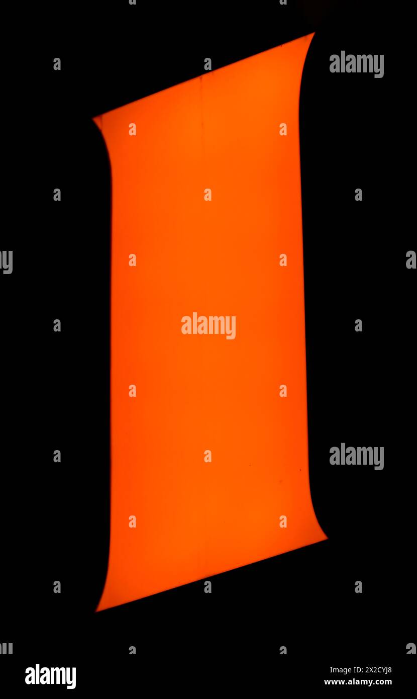 Singular 'i' in glowing orange, stands as a beacon of individuality and ...