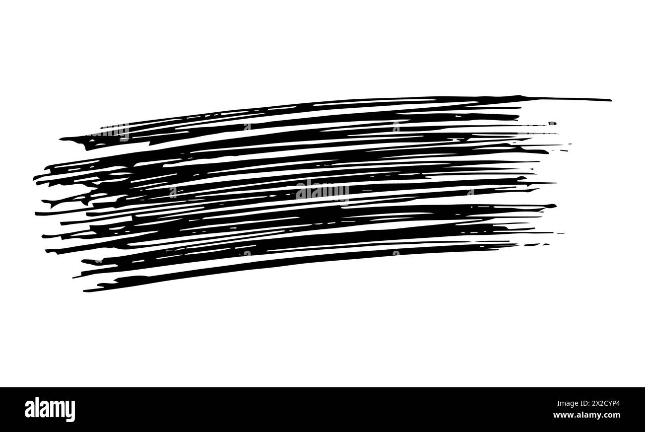 Sketch Scribble Smear. Hand drawn Pencil Scribble Stains. Distressed ...