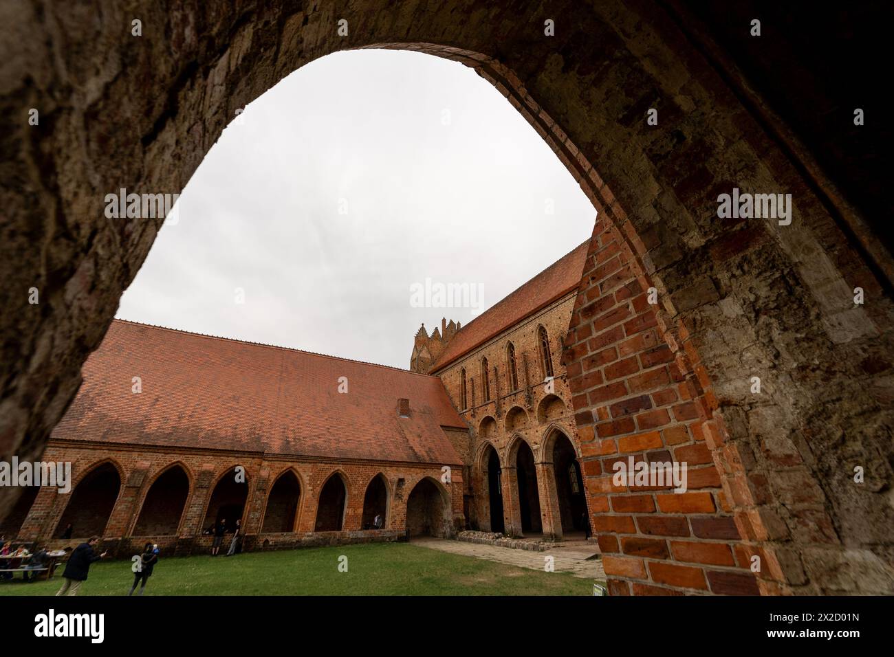 CHORIN, GERMANY - APRIL 01, 2024: Ruin of Chorin Abbey. Chorin Abbey ...