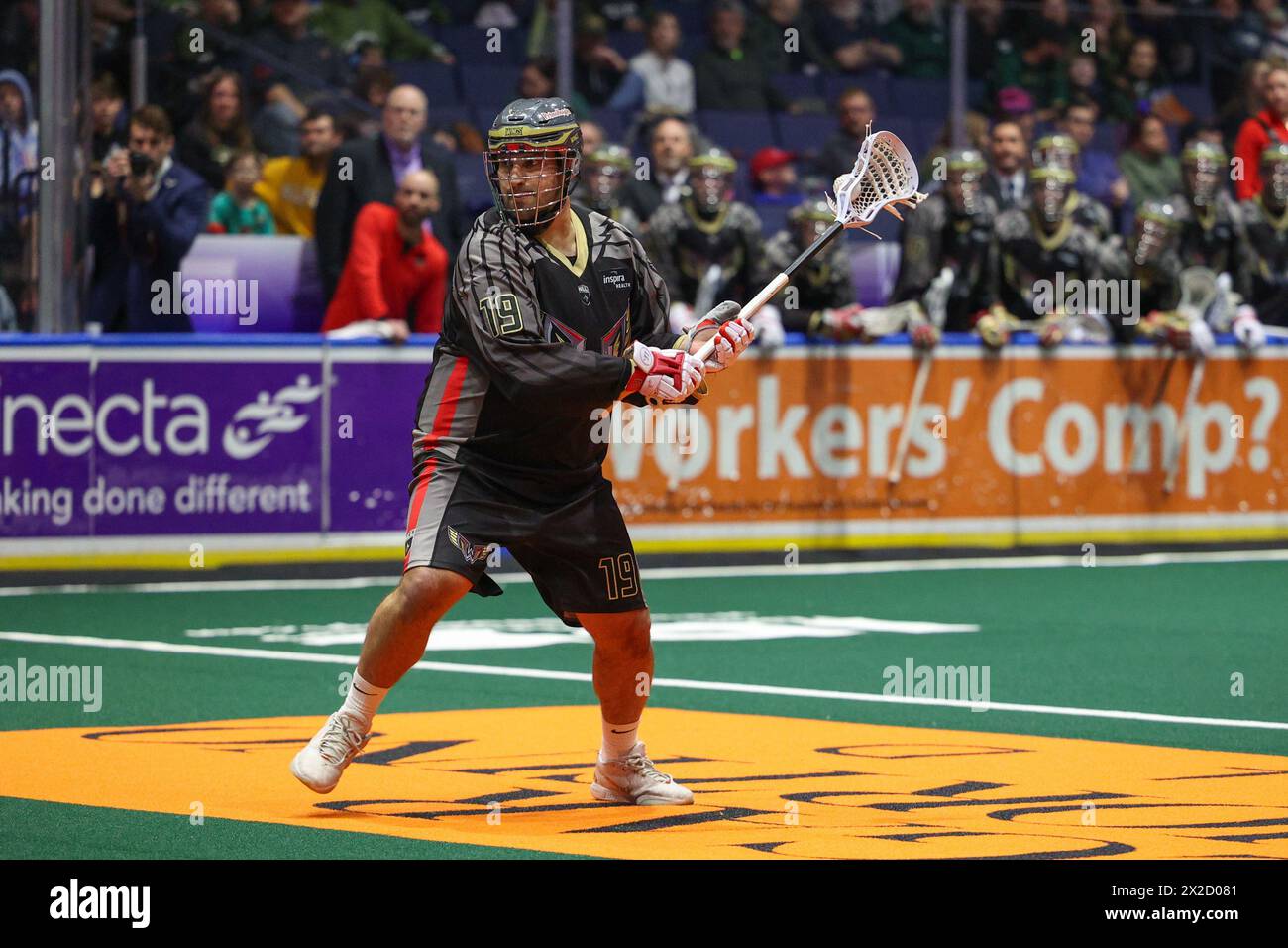 April 21st, 2024: Philadelphia Wings forward Holden Cattoni (19) runs ...