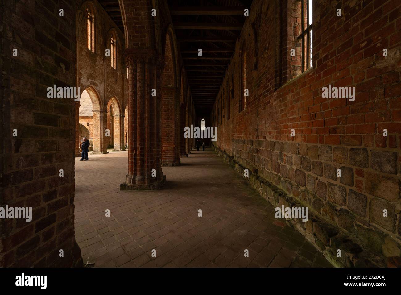 CHORIN, GERMANY - APRIL 01, 2024: Ruin of Chorin Abbey. Chorin Abbey ...