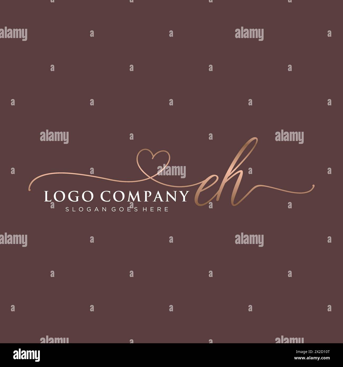 EH beauty monogram and elegant logo design Stock Vector Image & Art - Alamy