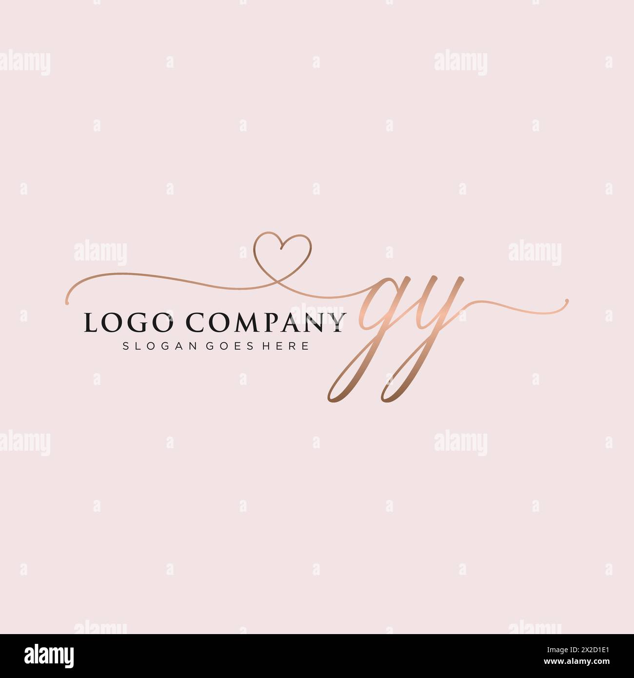 Gy monogram Stock Vector Images - Alamy