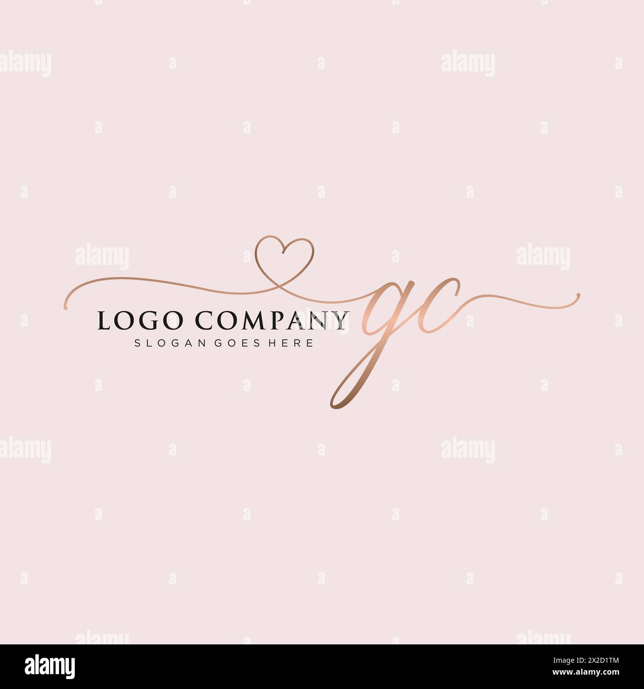 Gc monogram Stock Vector Images - Alamy