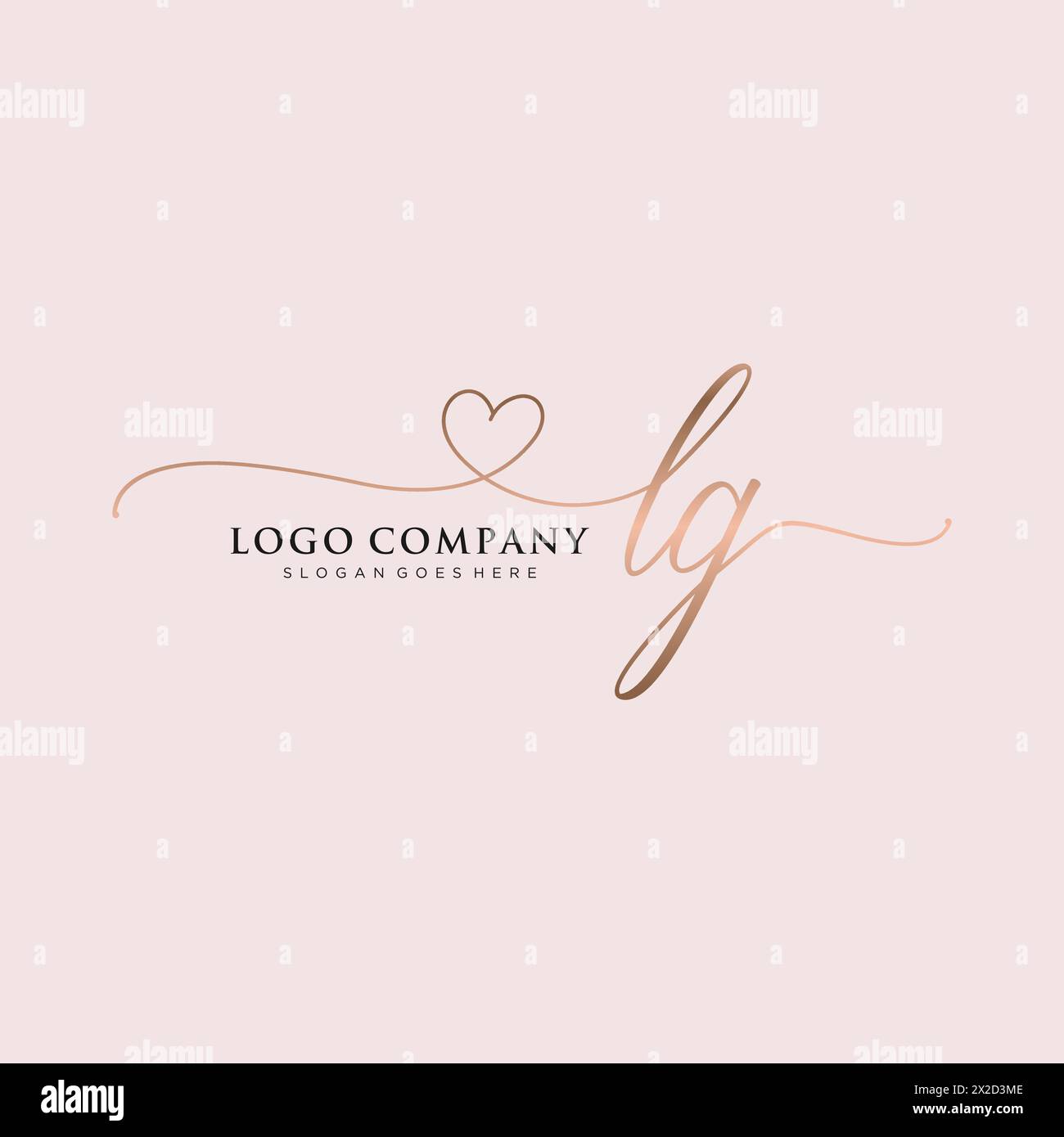 Lg monogram Stock Vector Images - Alamy