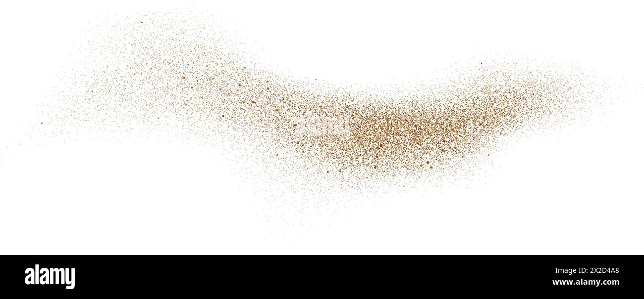 Sand powder splash. Flowing dust speckles and particles wave texture ...