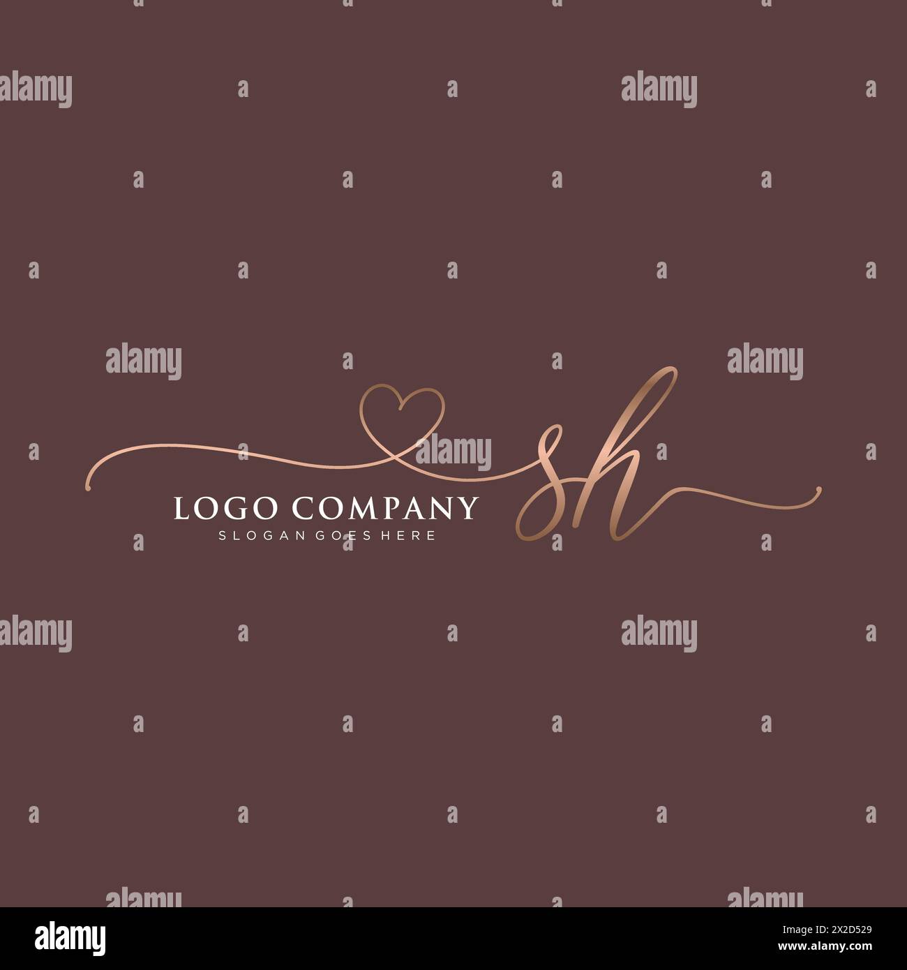 Sh monogram hi-res stock photography and images - Alamy