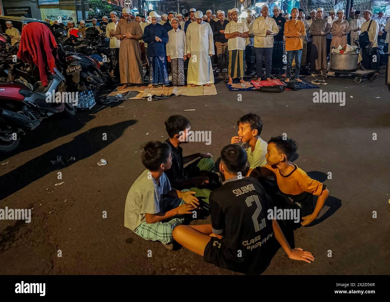Muslims Pray in a Congregation in Bogor, West Java, Indonesia, on March ...