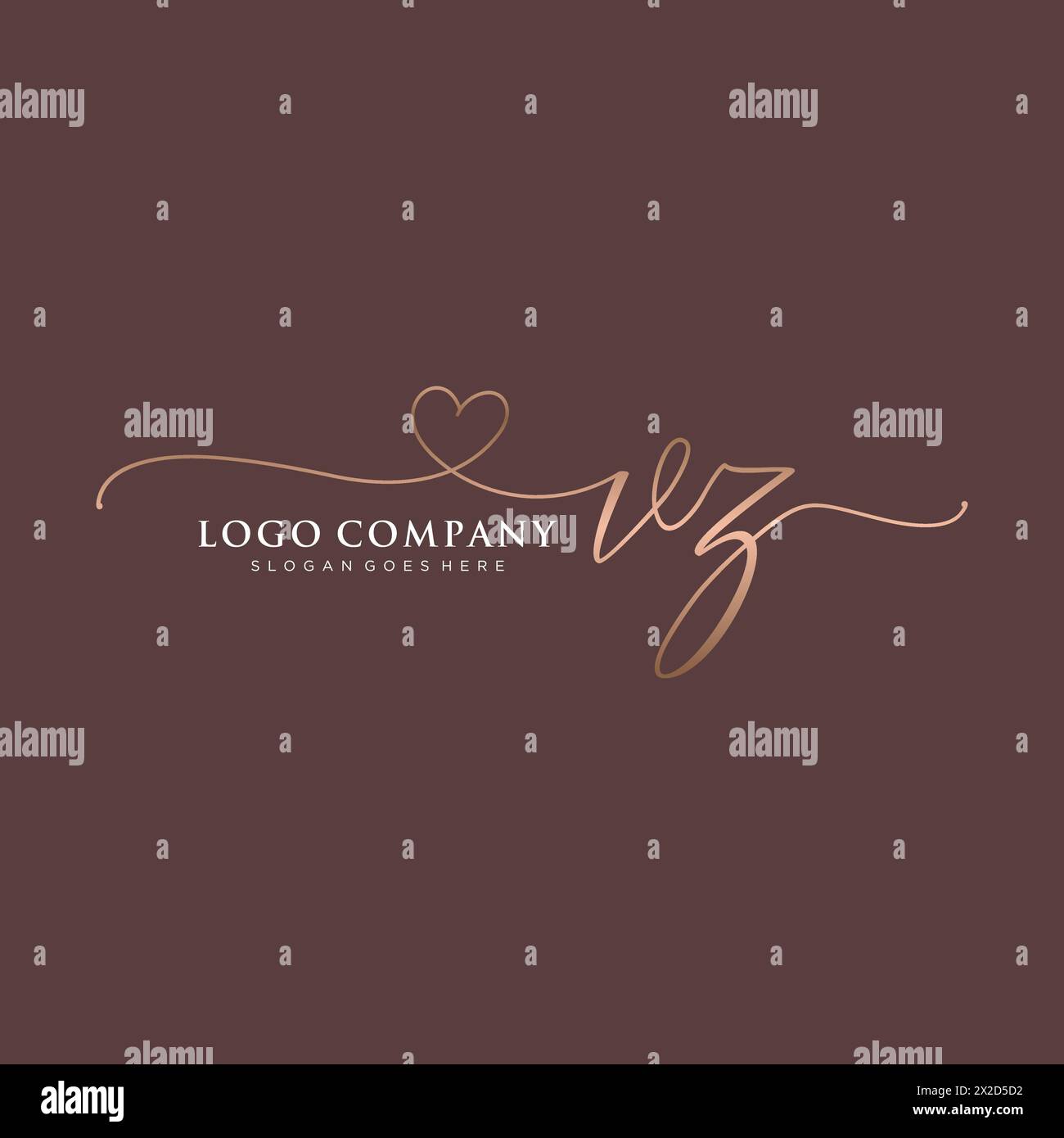Vz monogram Stock Vector Images - Alamy