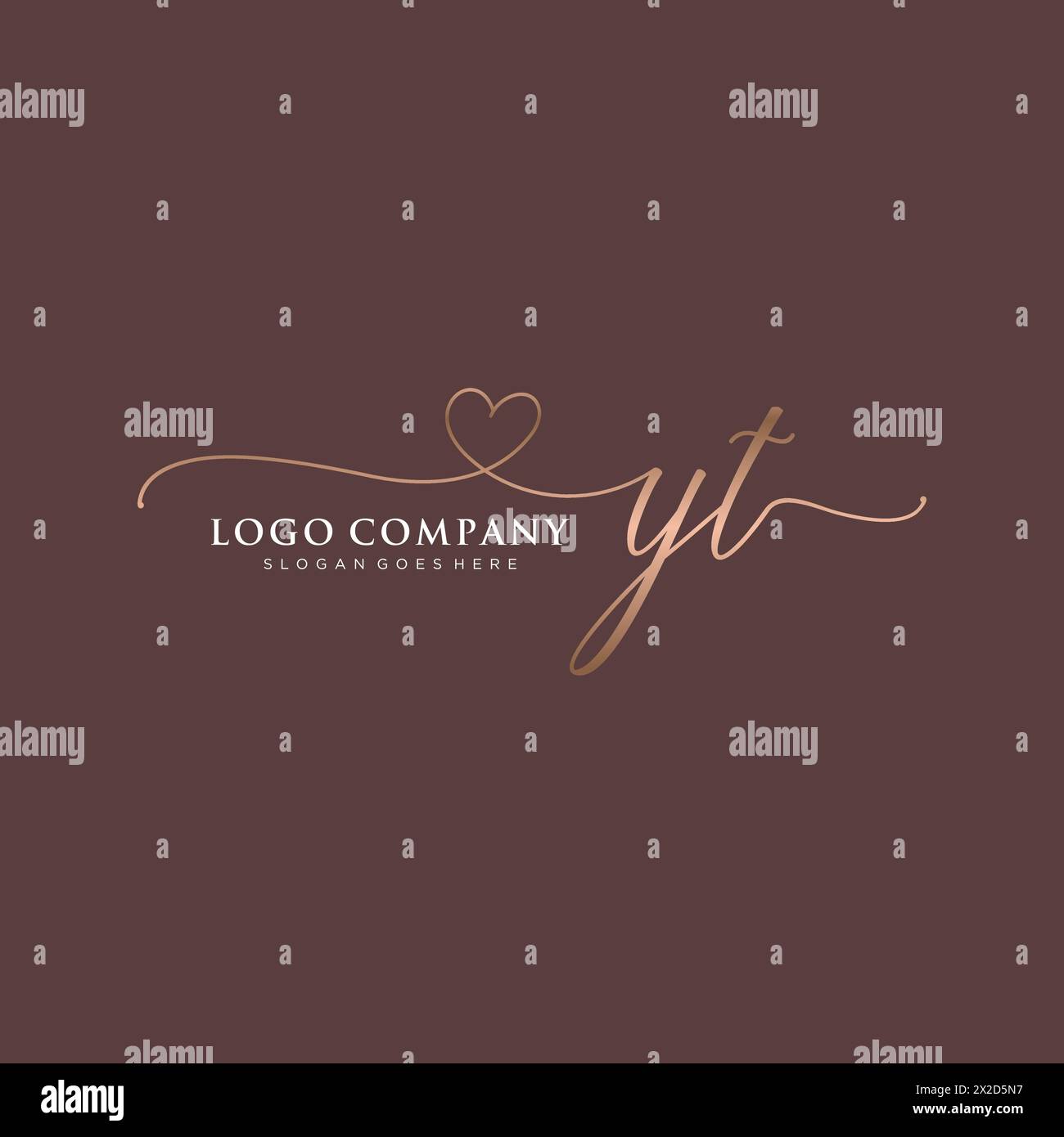 Yt monogram Stock Vector Images - Alamy