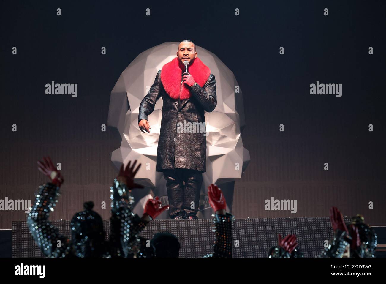 MIAMI, FL-APRIL 21: Don Omar performs during Don Omar “Back To ...