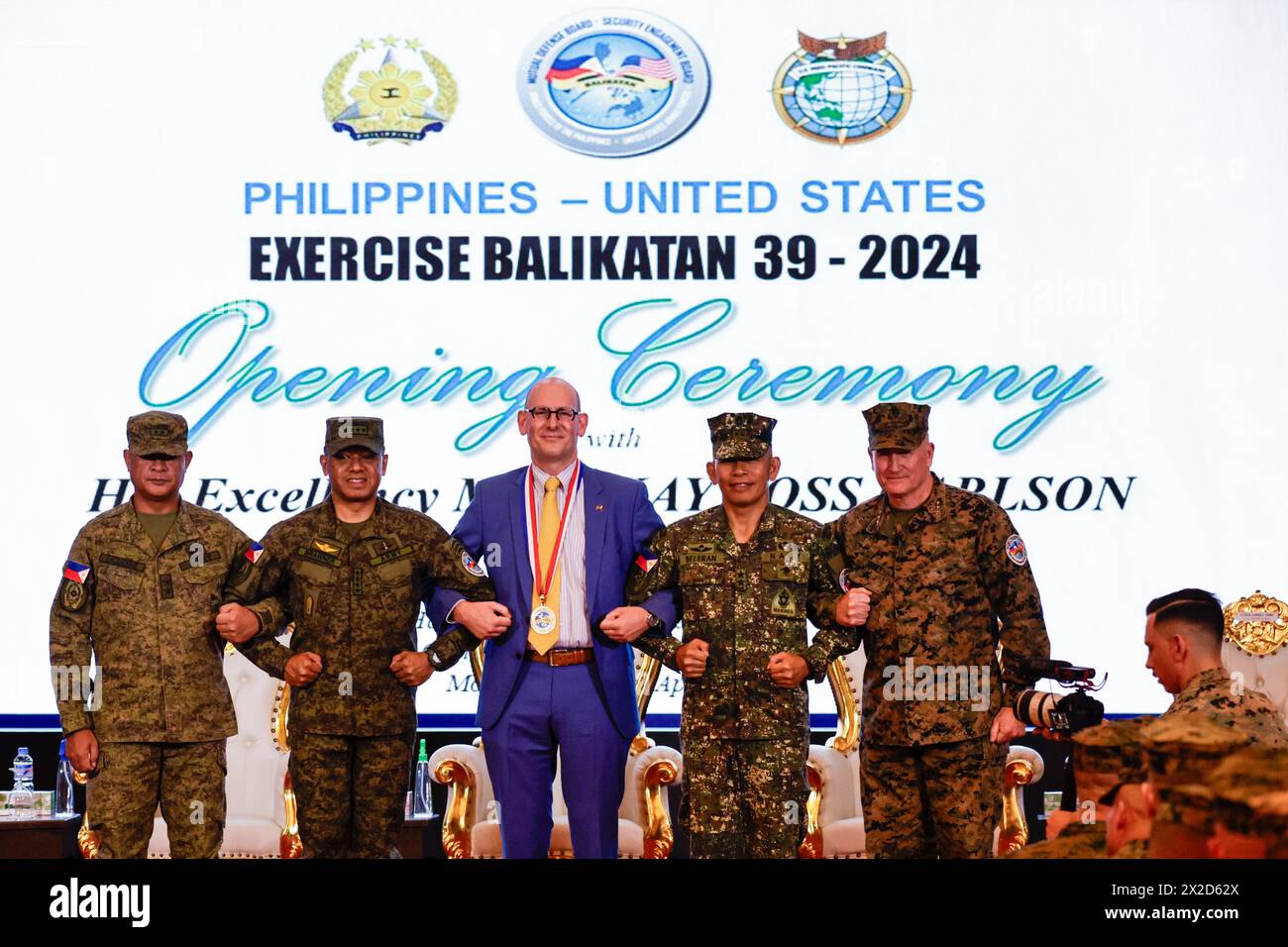 April 22, 2024, Quezon City, Quezon City, The Philippines: U.S. Embassy ...