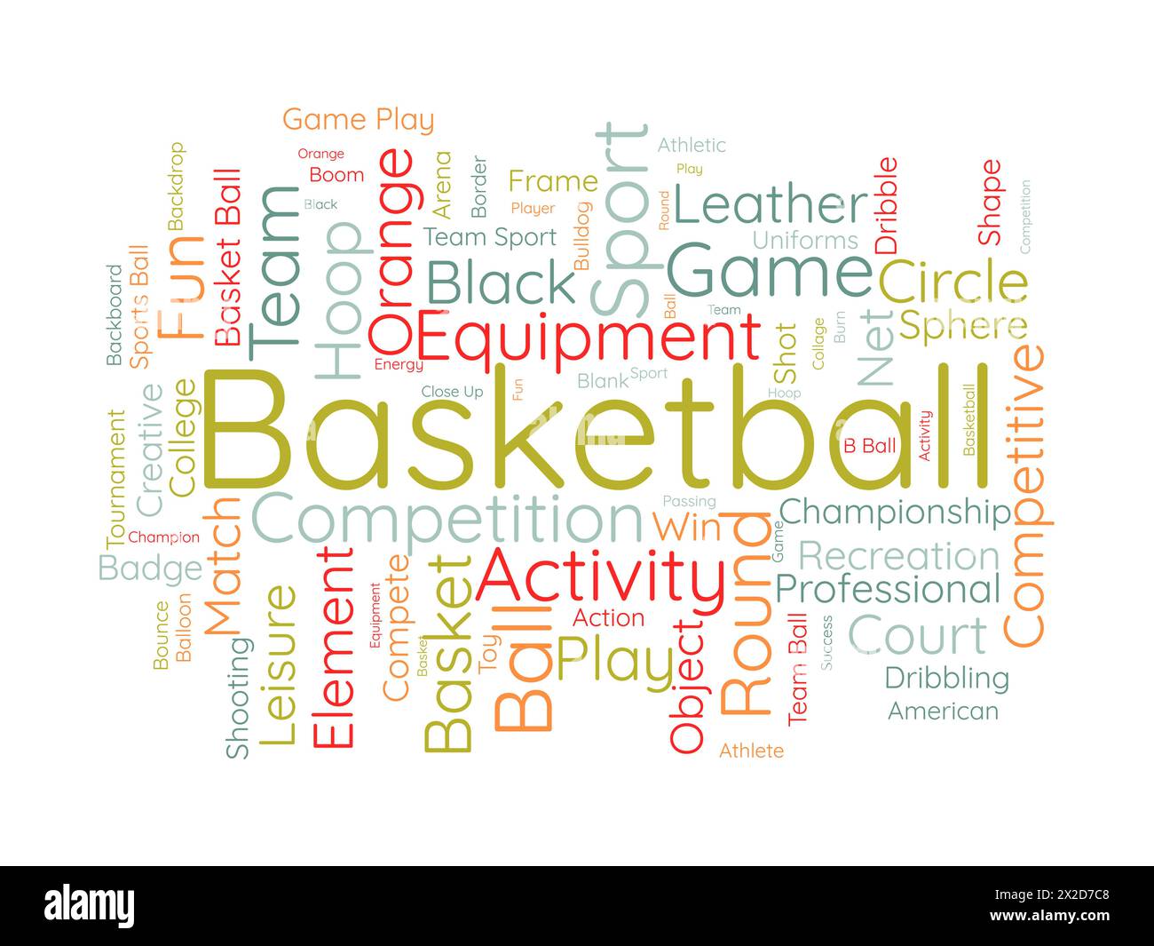 Basketball word Cut Out Stock Images & Pictures - Alamy