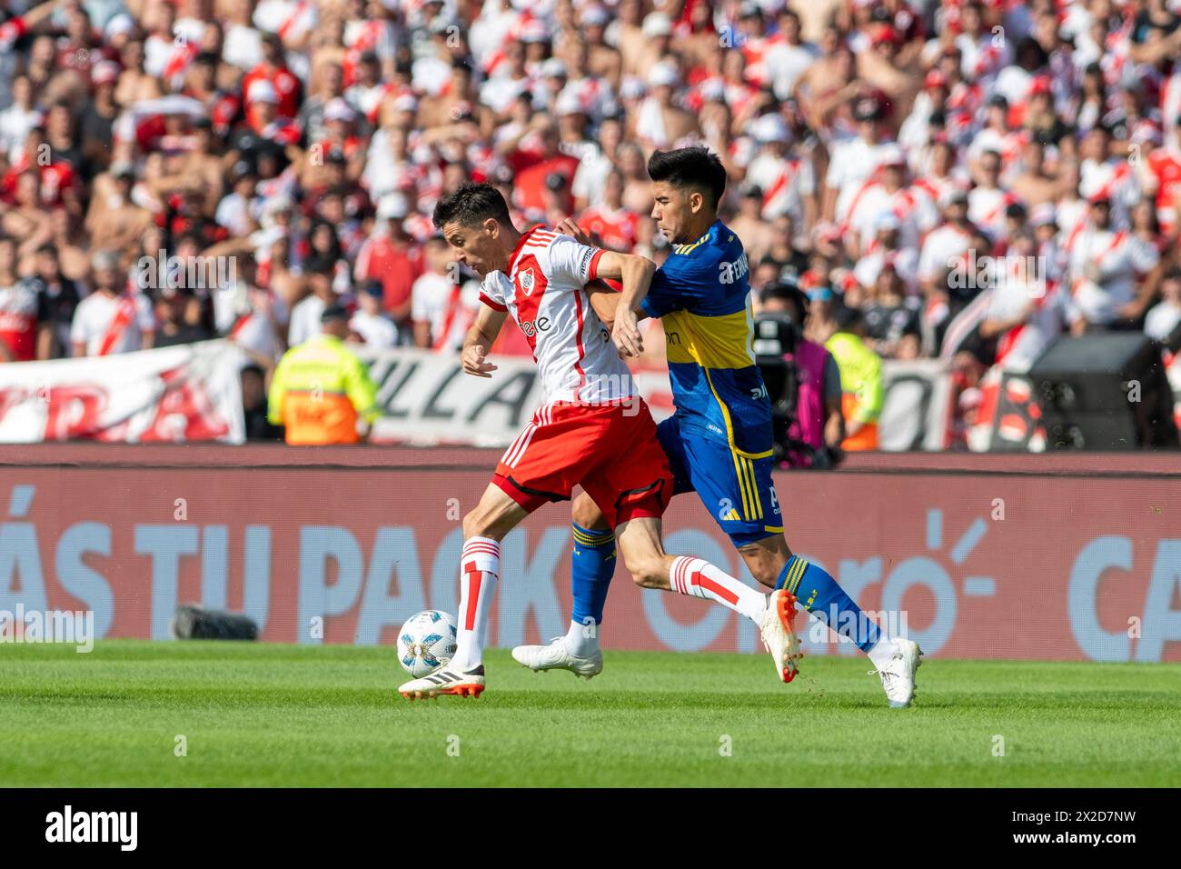 Cordoba, Argentina. 21st Apr, 2024. Ignacio Fernandez of River Plate ...