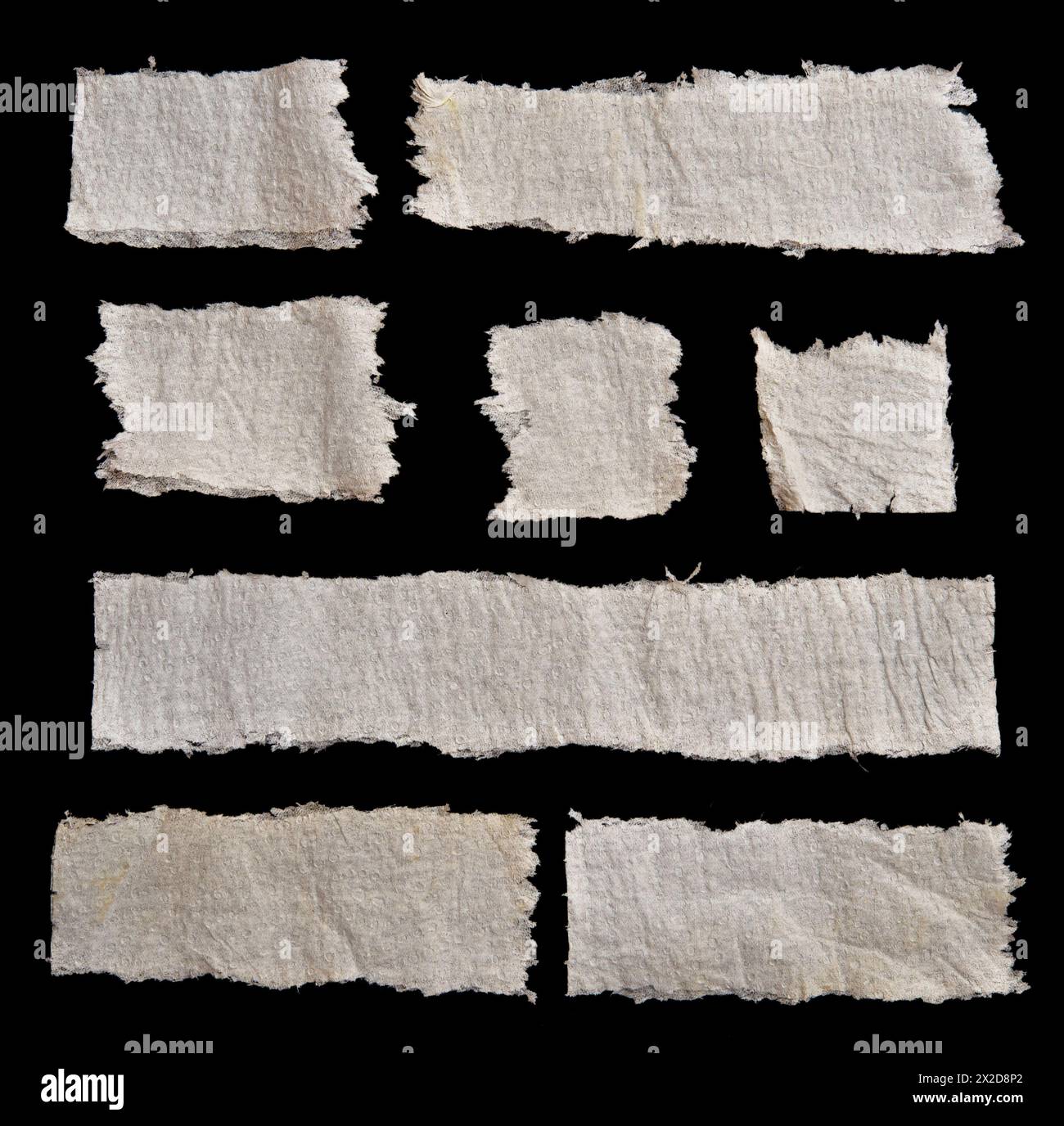 Frame of black ripped paper cut out hi-res stock photography and images ...