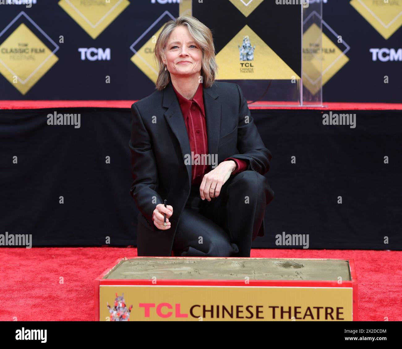 LOS ANGELES - APR 19: Jodie Foster at the Jodie Foster Hand and Foot ...