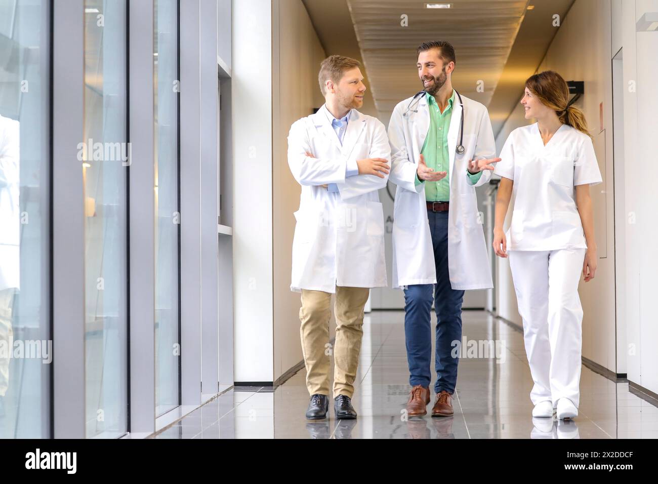 Hospital walking nurses hi-res stock photography and images - Alamy