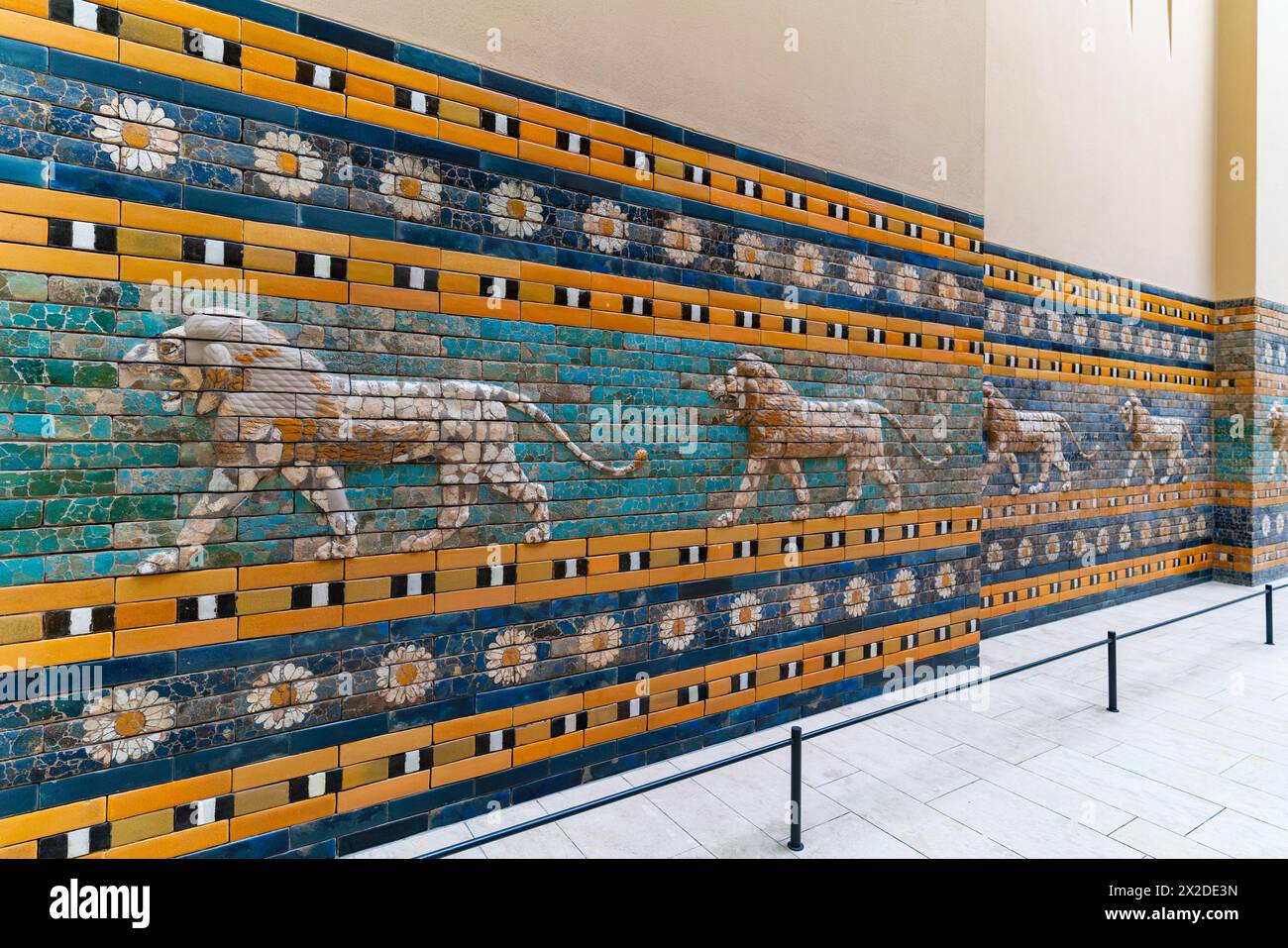 The Processional Way in the Pergamon Museum in Berlin, Germany Stock ...