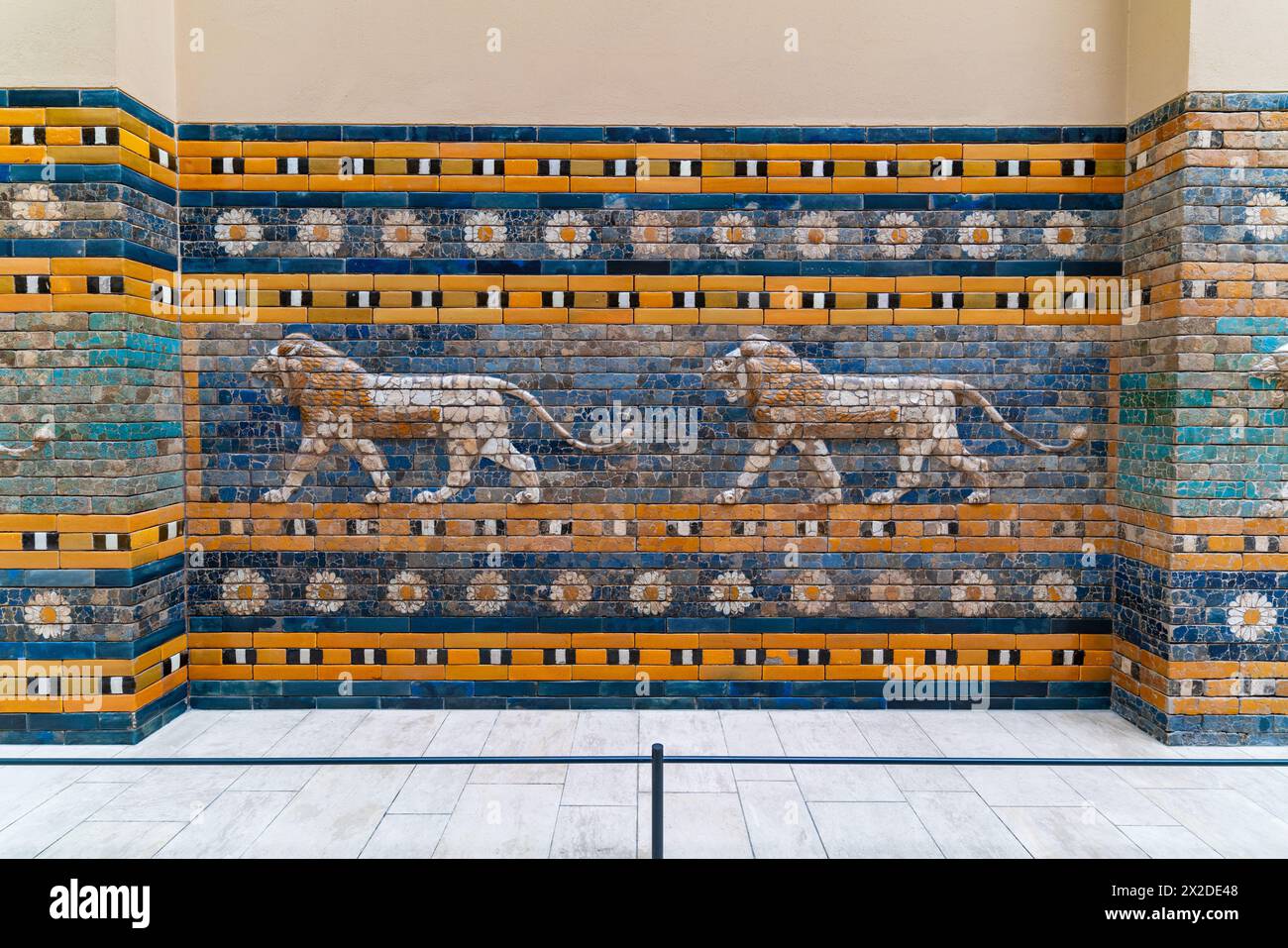 The Processional Way in the Pergamon Museum in Berlin, Germany Stock ...