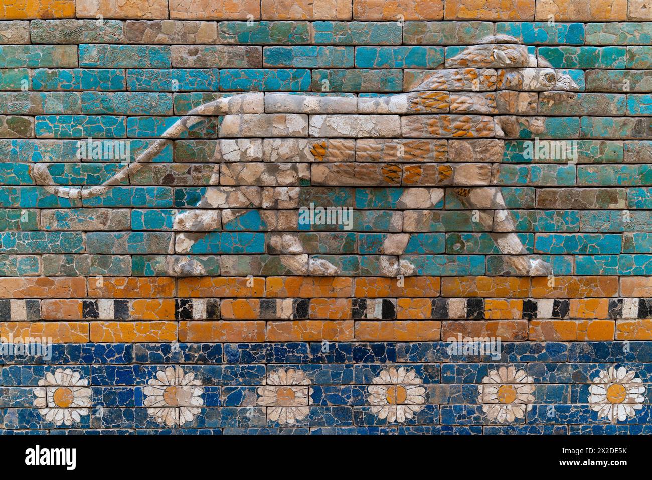 The Processional Way in the Pergamon Museum in Berlin, Germany Stock ...