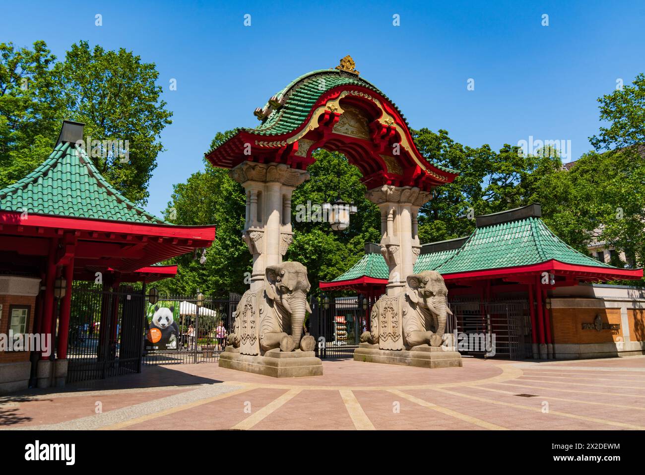 Entrance of Berlin Zoo in Germany Stock Photo - Alamy