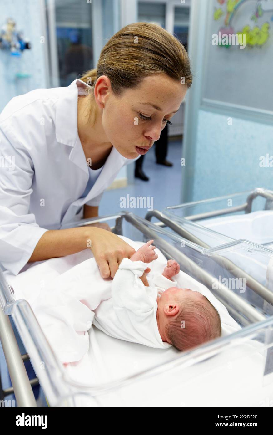 Adult crib human hi-res stock photography and images - Alamy