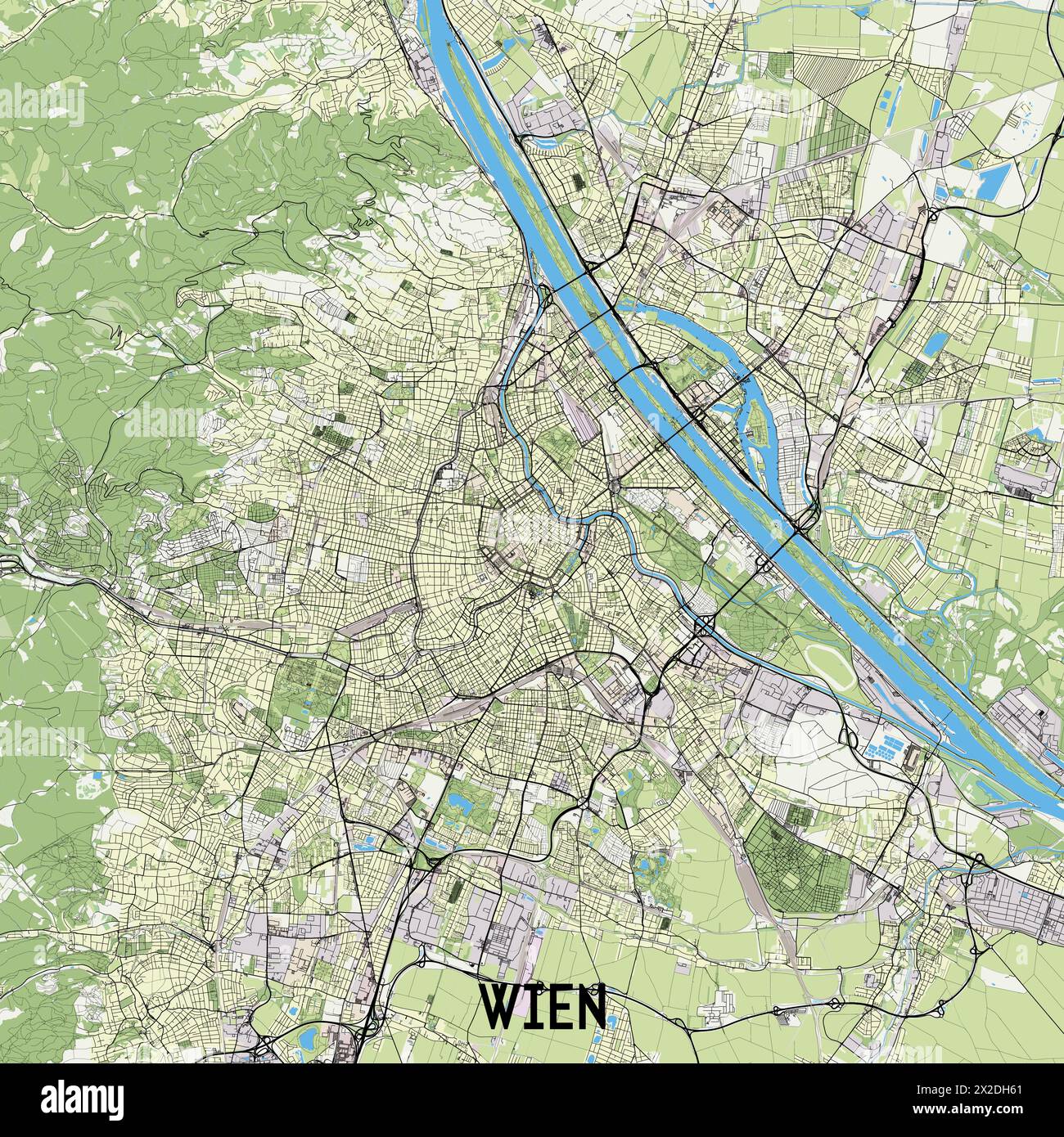 austria map vienna