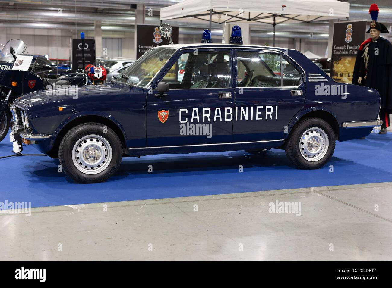 Old Vintage Italian Police Carabinieri Car Stock Photo - Alamy