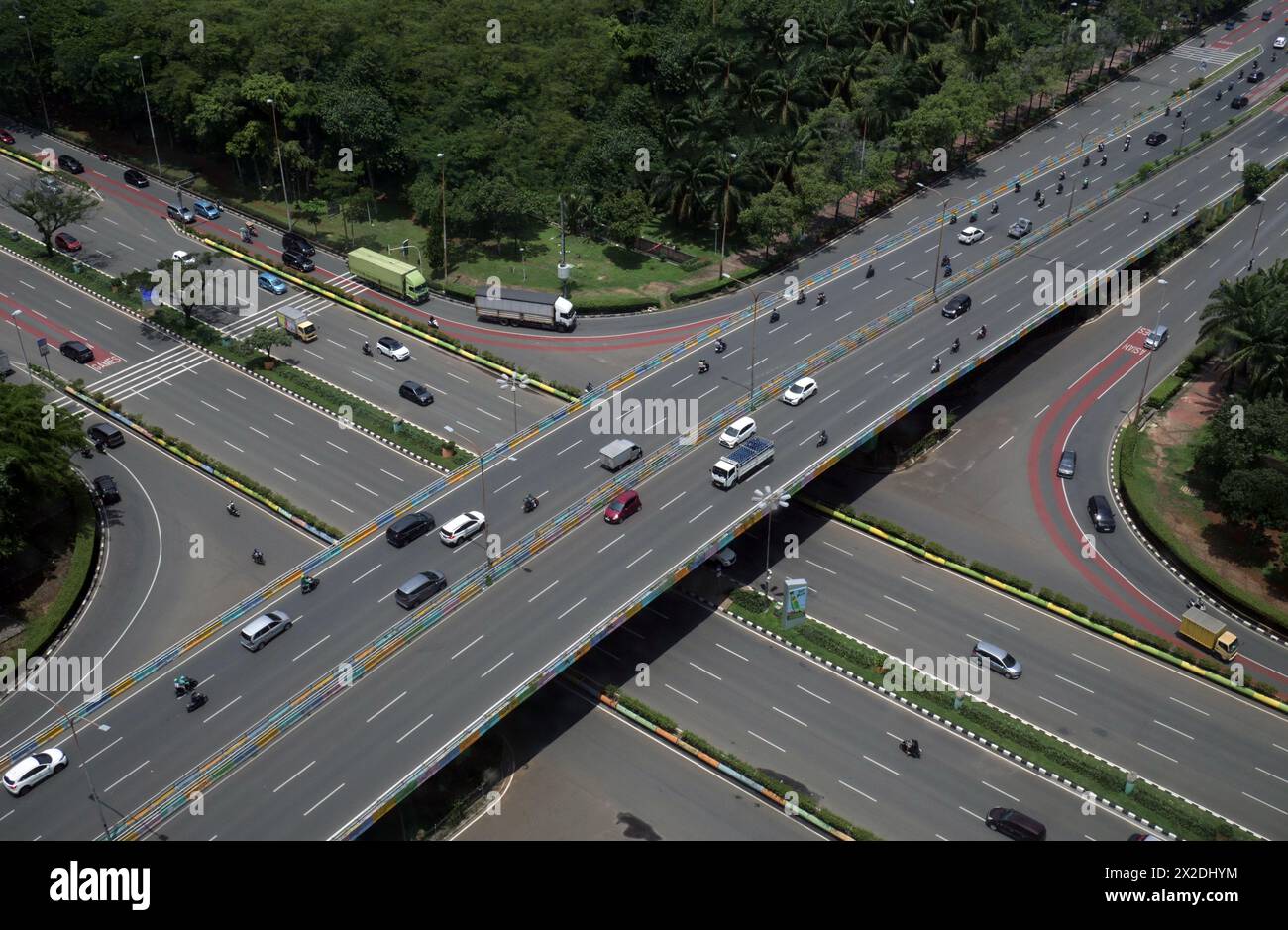 Top aerial view indonesia highway hi-res stock photography and images ...