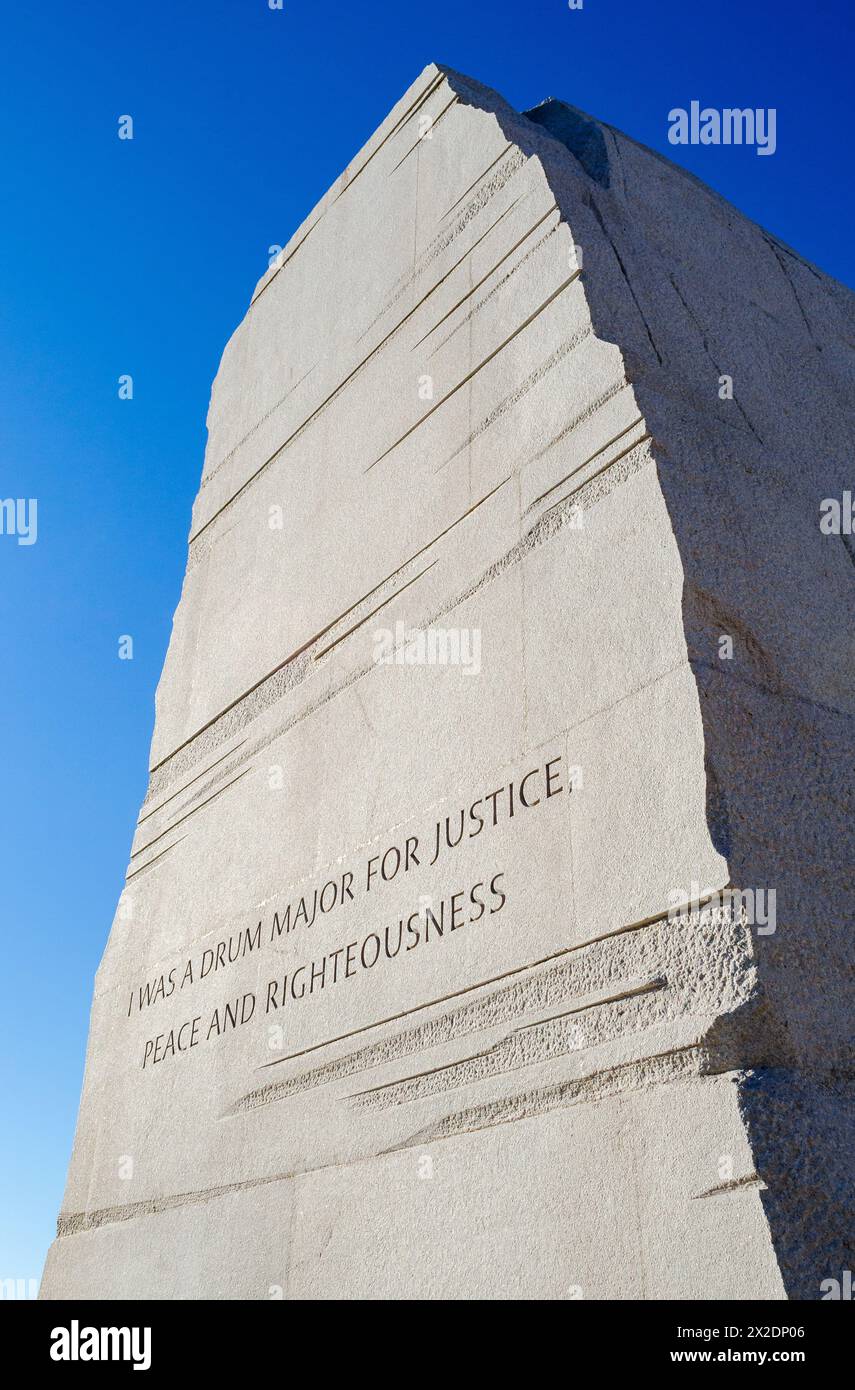 The Stone of Hope, Martin Luther King, Jr. Memorial, Memorial park in ...