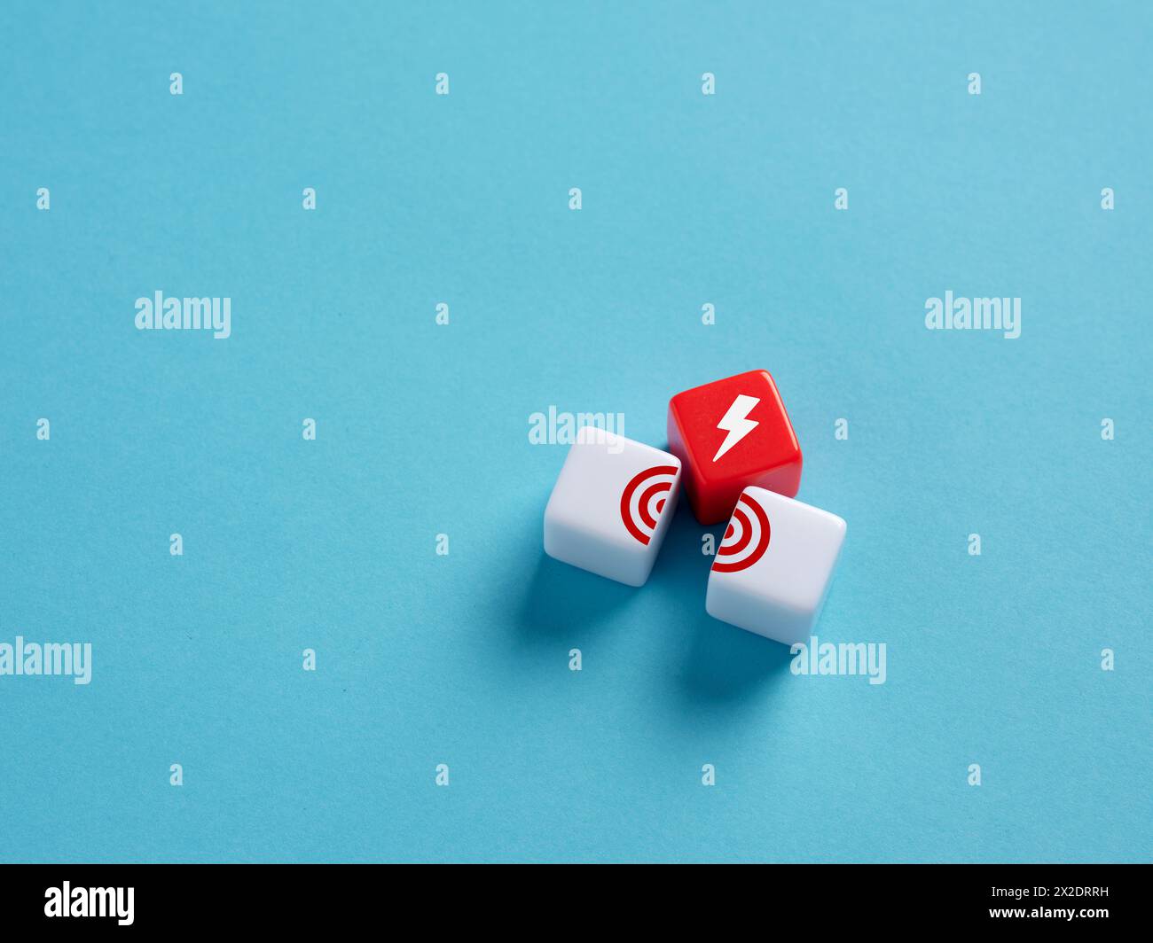 Goal failure. Failing to achieve business target objectives. Broken ...