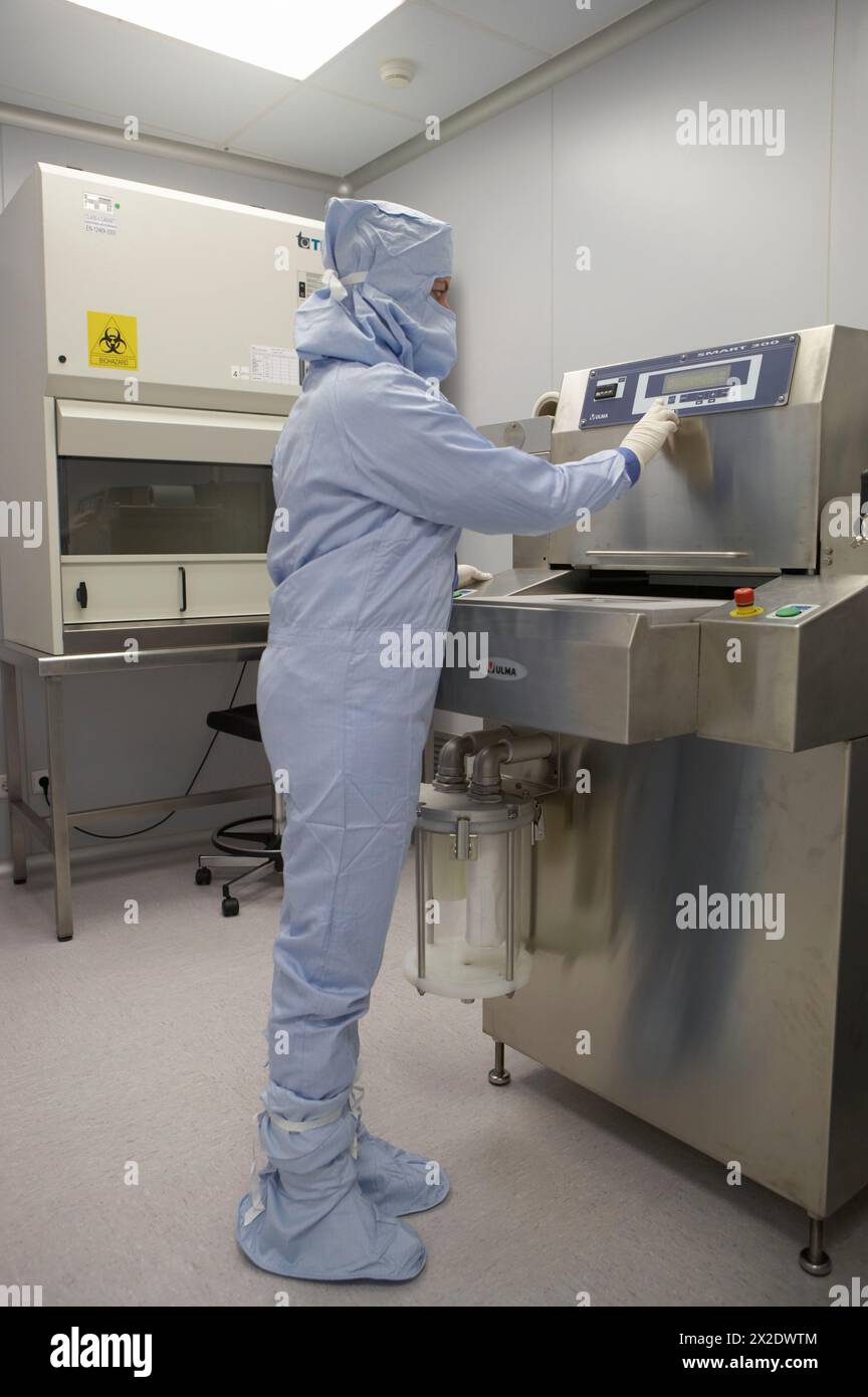 Packing room. Production room, grade B. Clean room. Laboratory ...