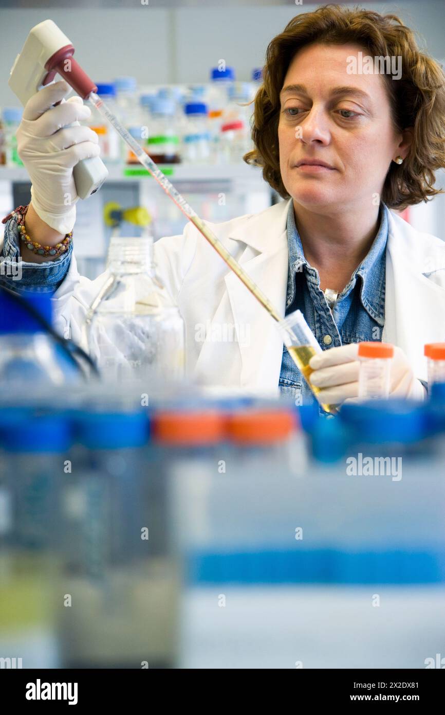 Transferring substances. Biopharmaceutical lab, development of new ...